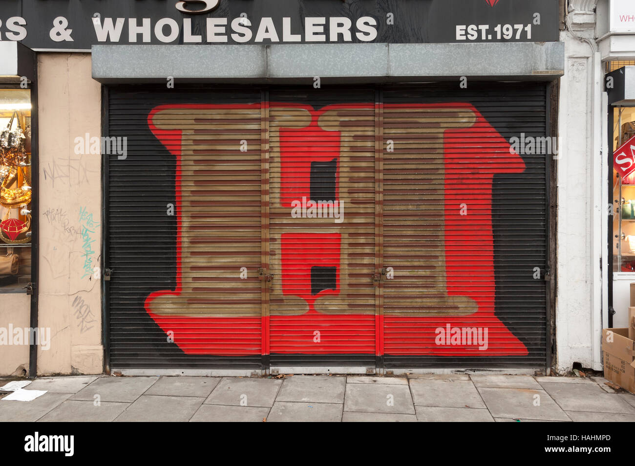 Street Art, by Street Artist 'Eine' Hackney Road, London, N1, Britain ...