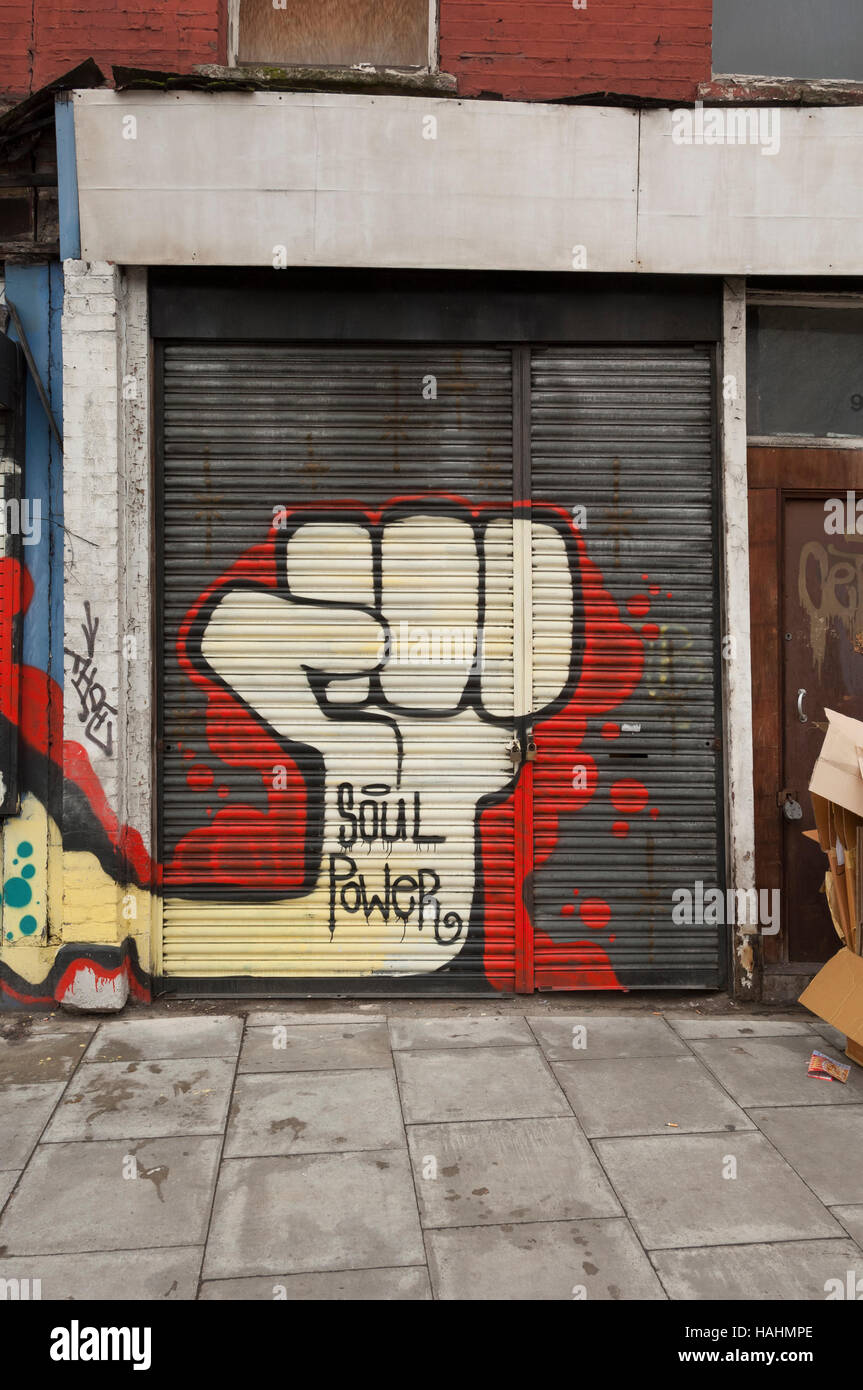 Street Art, Hackney Road, N1, London, Britain Stock Photo - Alamy