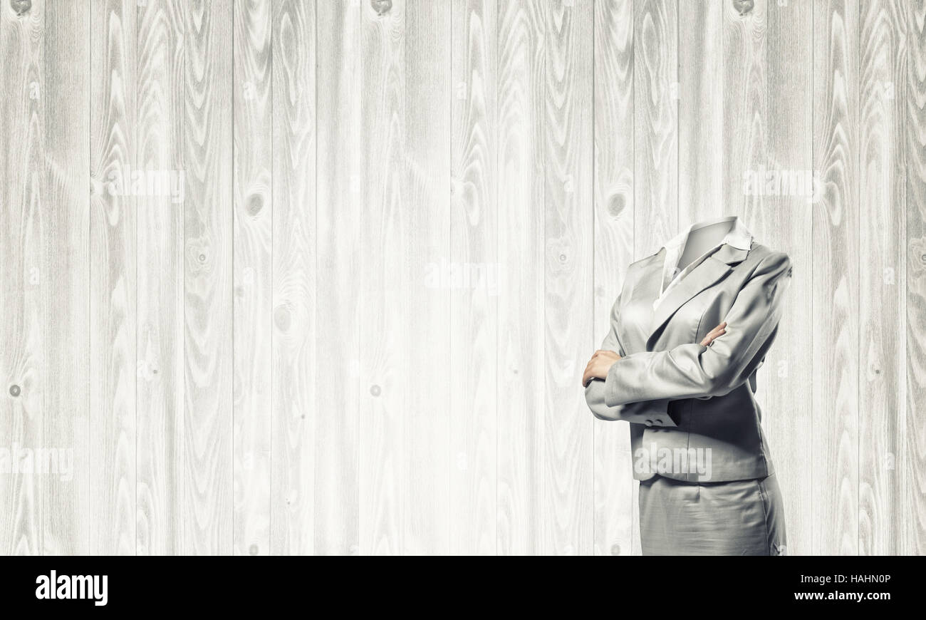 Businesswoman without head Stock Photo - Alamy