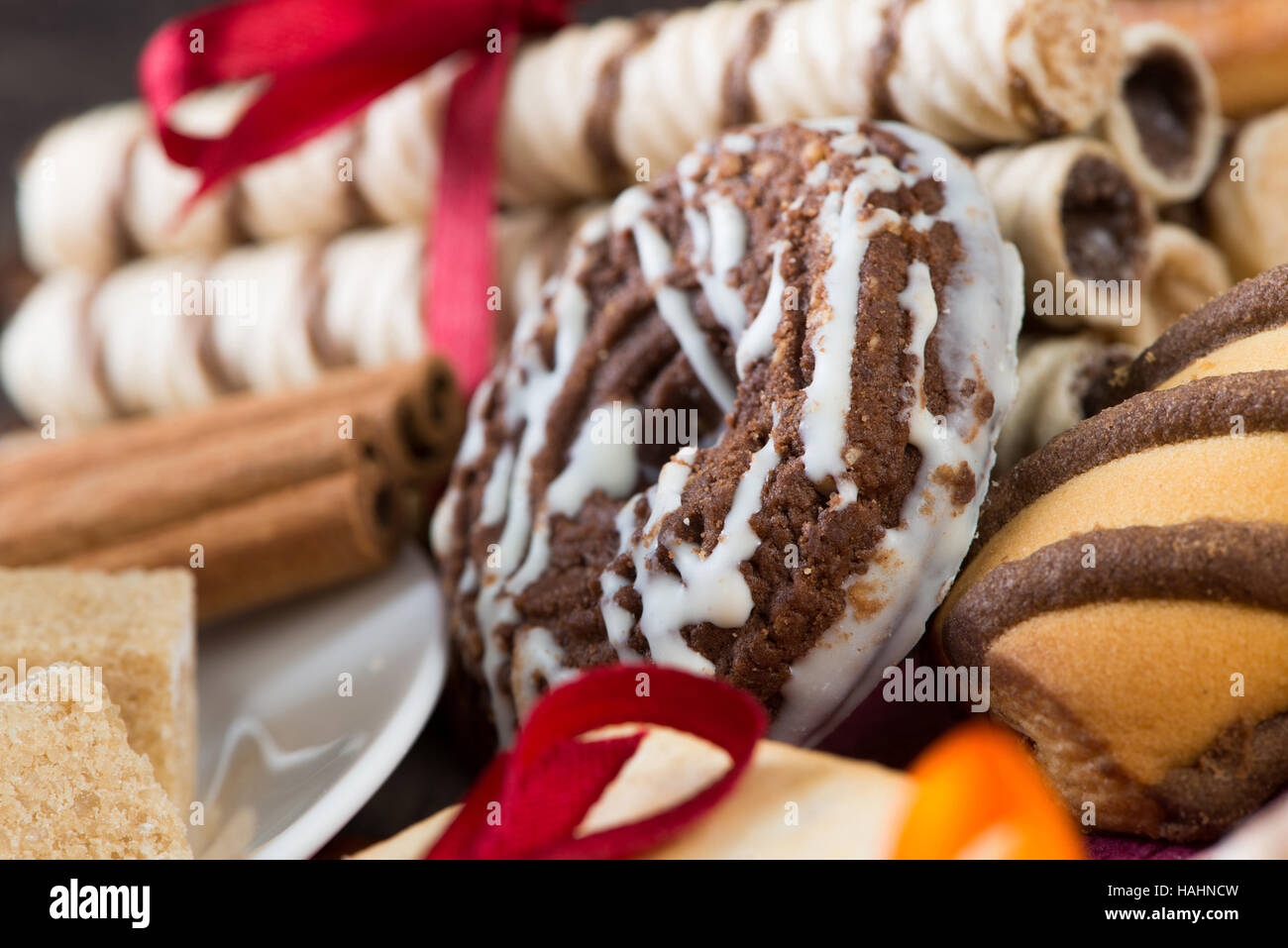 Sweets for coffee break Stock Photo - Alamy
