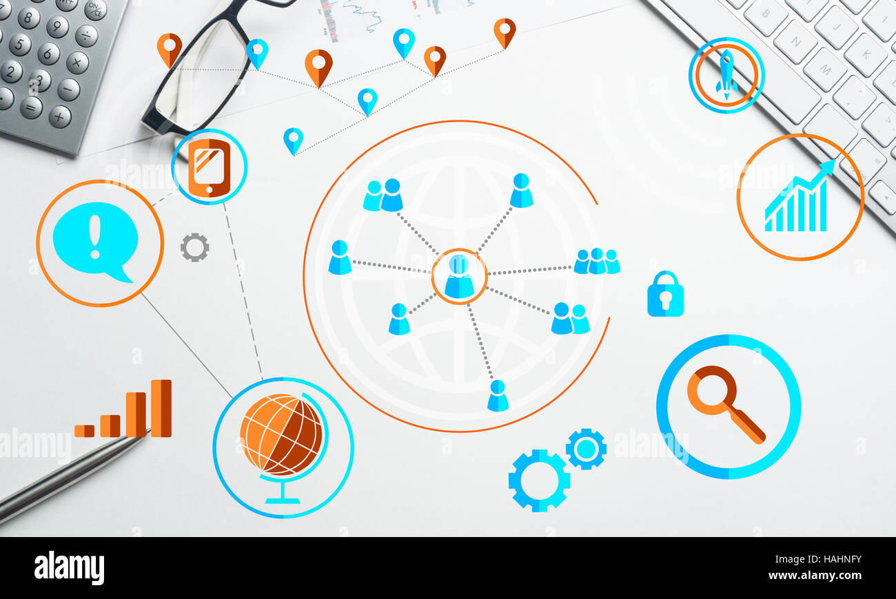 Wireless connection design Stock Photo - Alamy