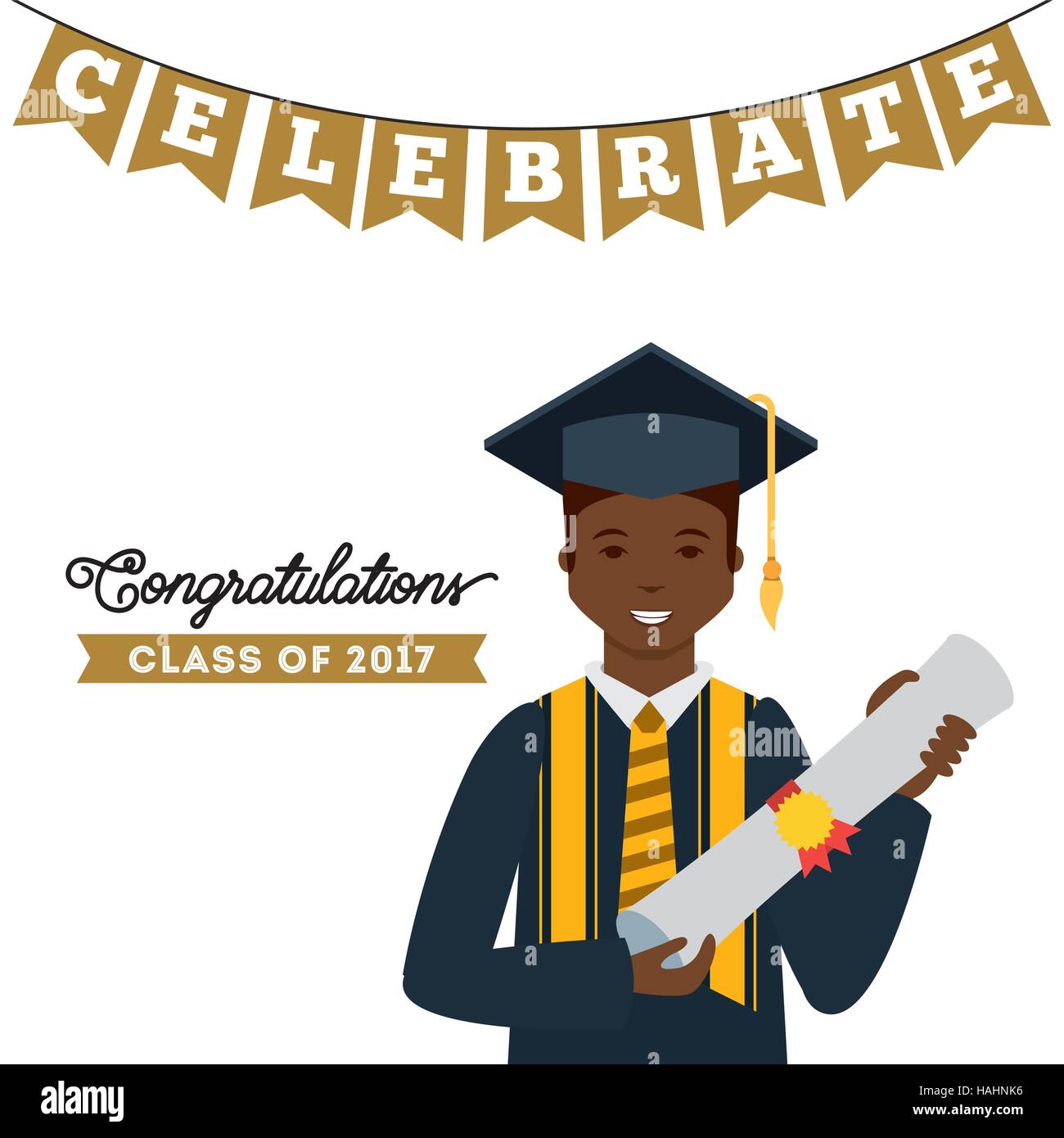 cartoon graduate man holding a diploma icon over white background ...