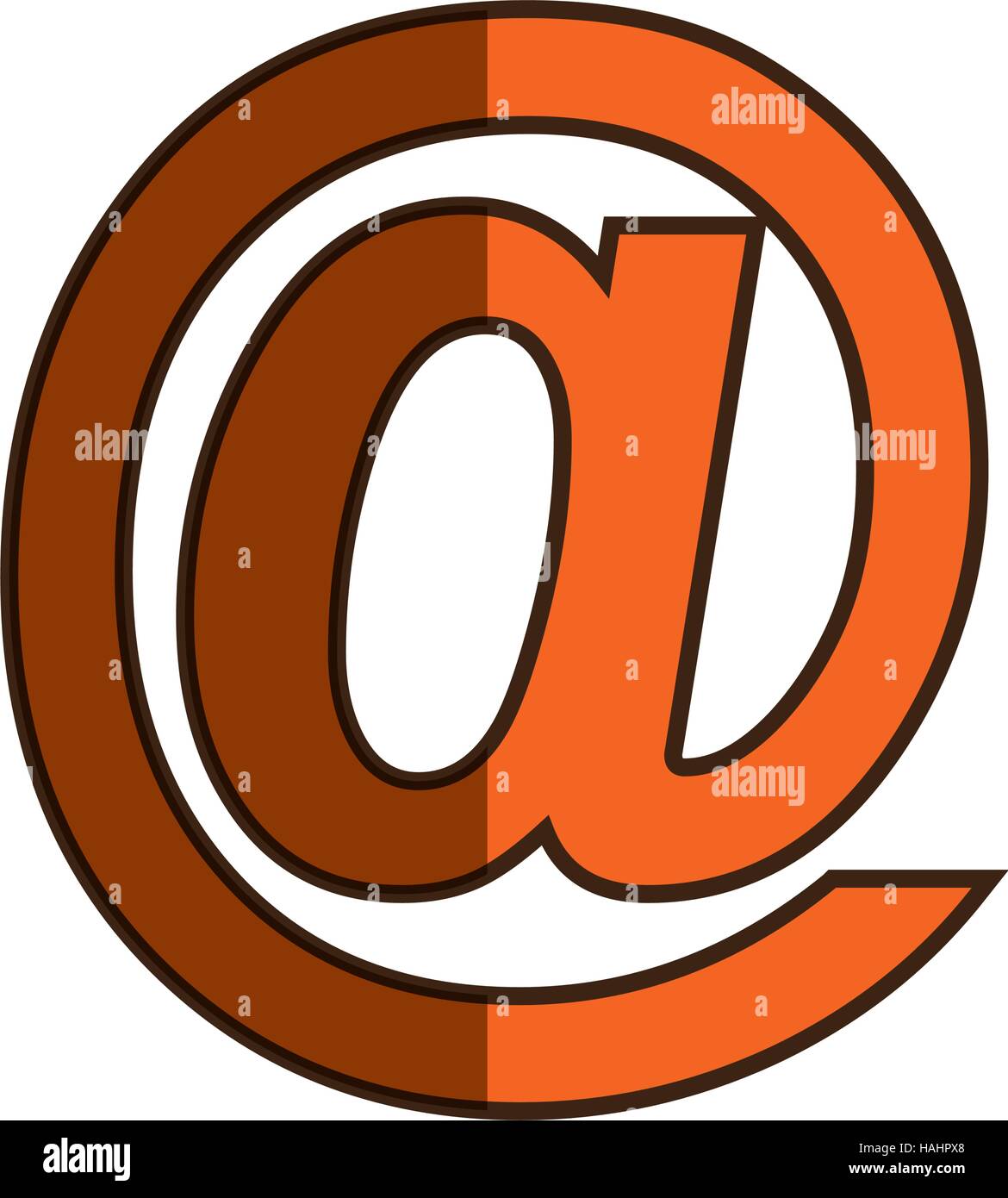 Arroba vector vectors Stock Vector Images - Alamy