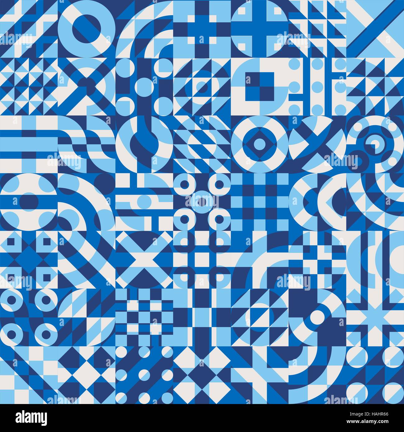 Vector Seamless Blue White Overlay Irregular Geometric Blocks Pattern ...