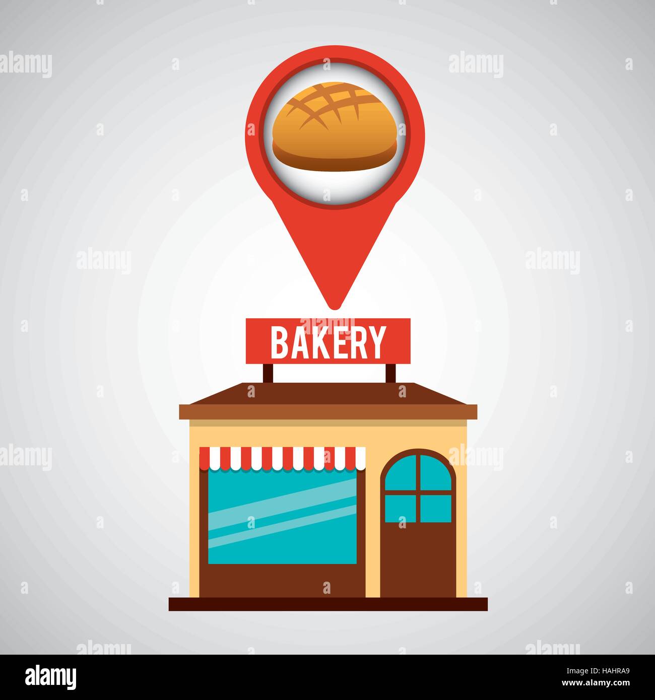 bakery store fresh bread vector illustration eps 10 Stock Vector Image ...