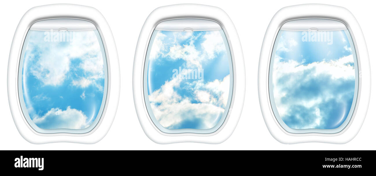 window on cloudy sky Stock Photo - Alamy