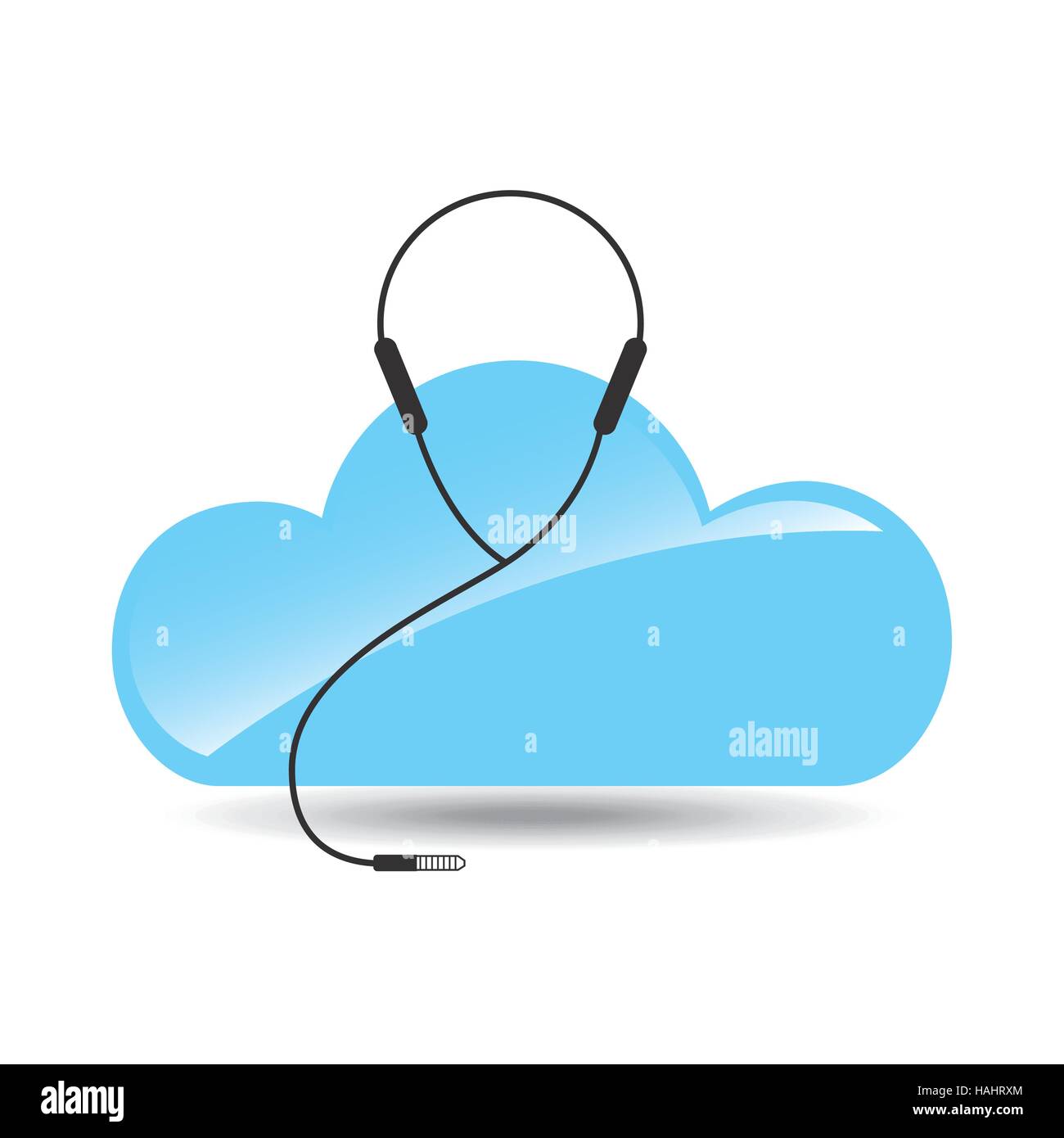 cloud music concept vector illustration eps 10 Stock Vector Image & Art ...