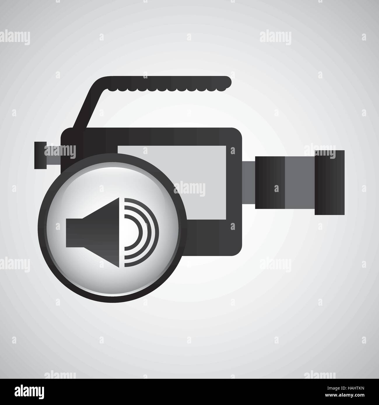 video production concept sound graphic vector illustration eps 10 Stock ...