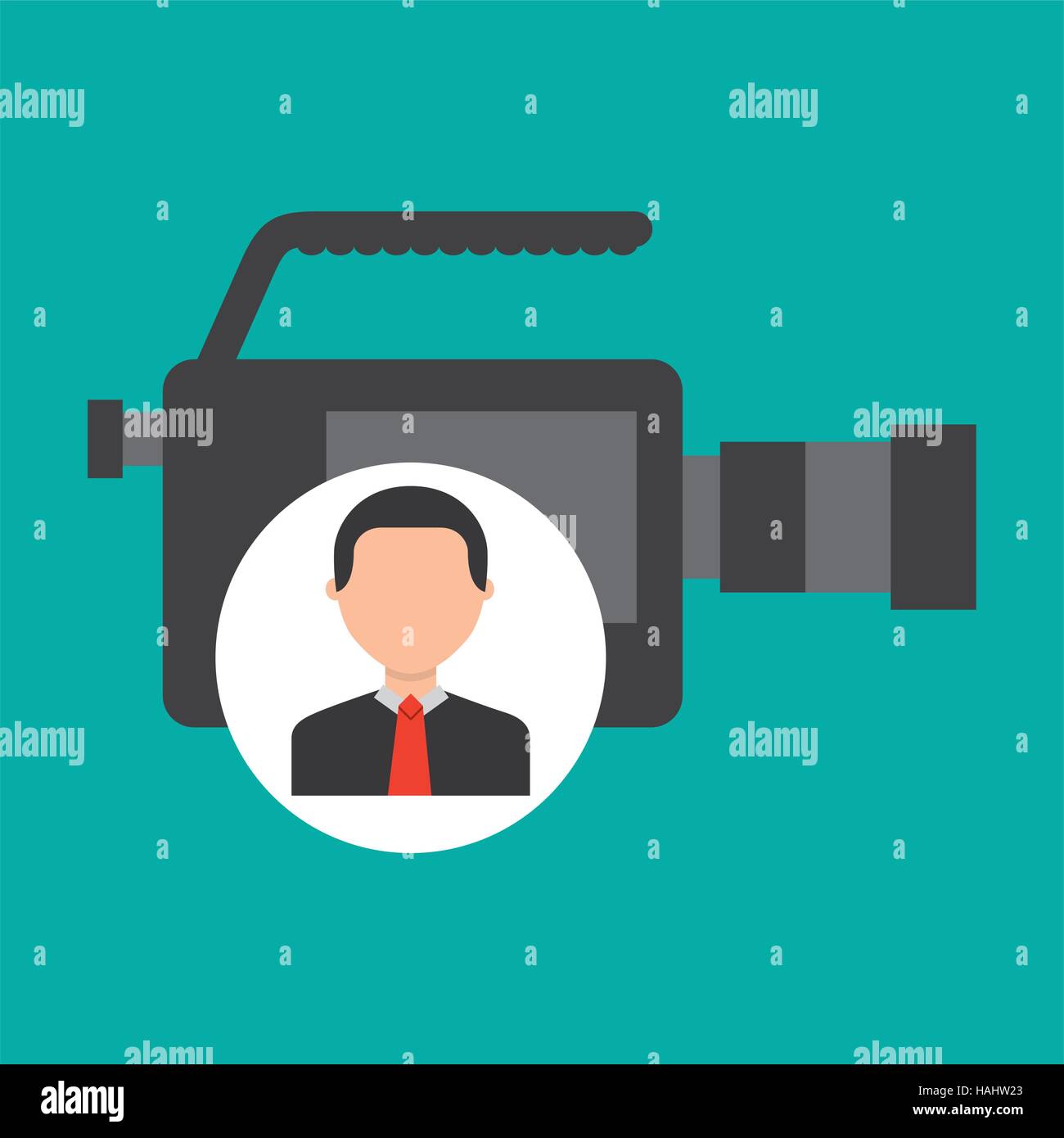 Videographer frame Stock Vector Images - Alamy