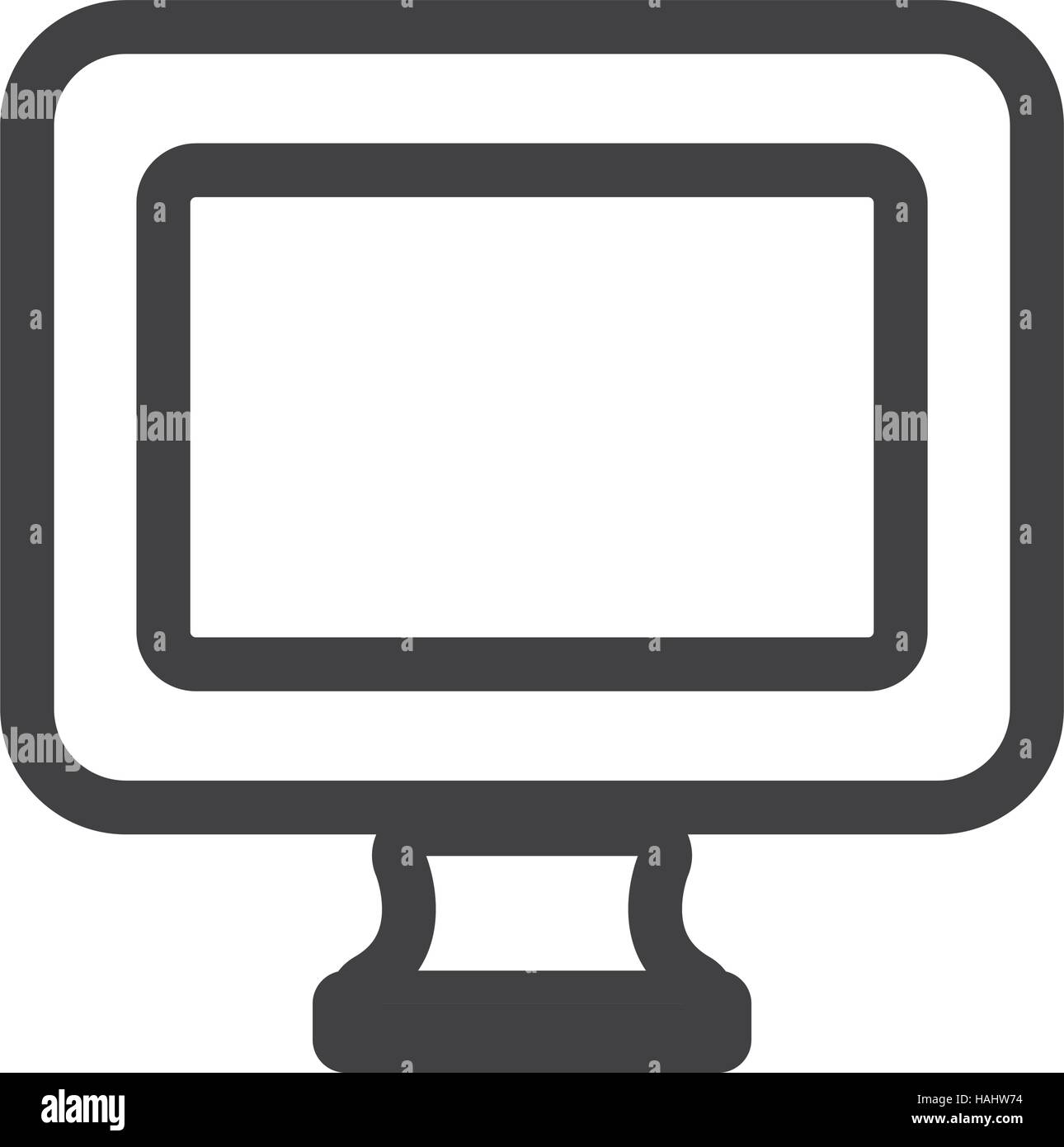 monitor desktop computer icon vector illustration design Stock Vector ...