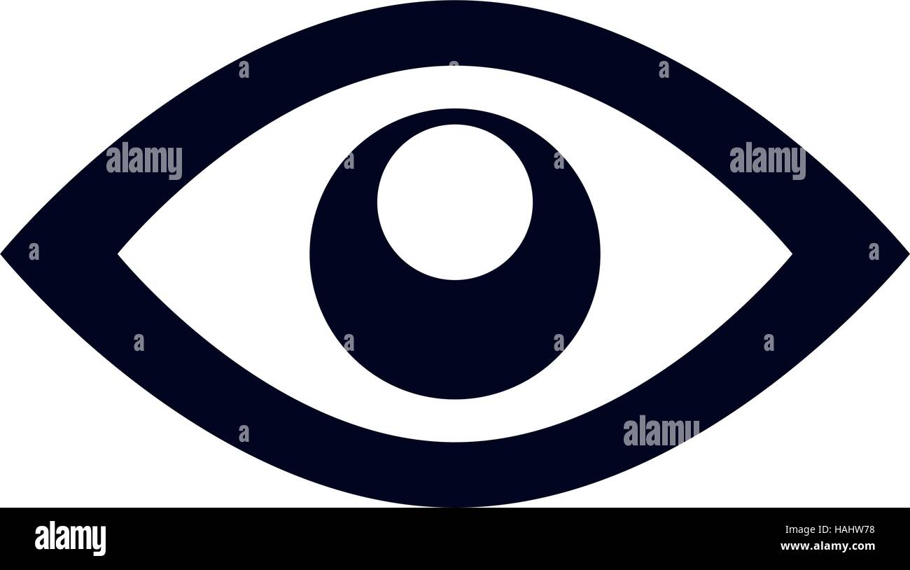 eye symbol isolated icon vector illustration design Stock Vector Image ...