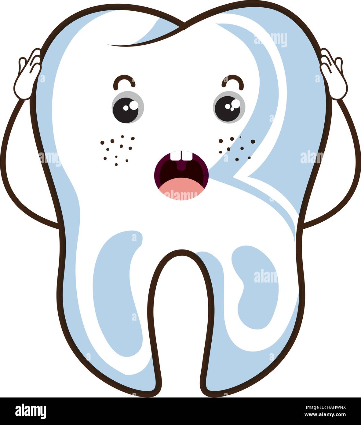 Dental care tooth character vector illustration design Stock Vector ...