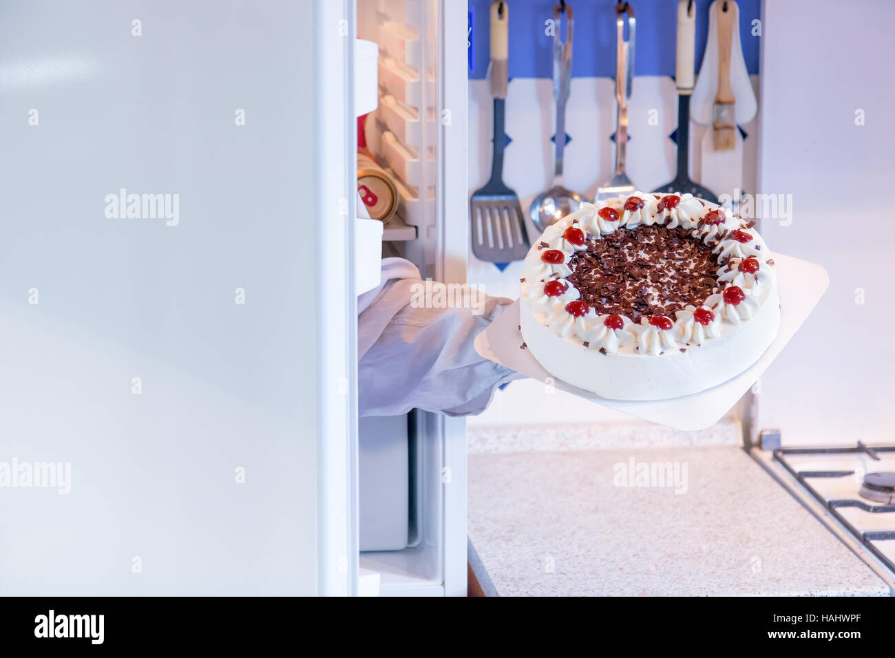 Food fridge open hi-res stock photography and images - Alamy