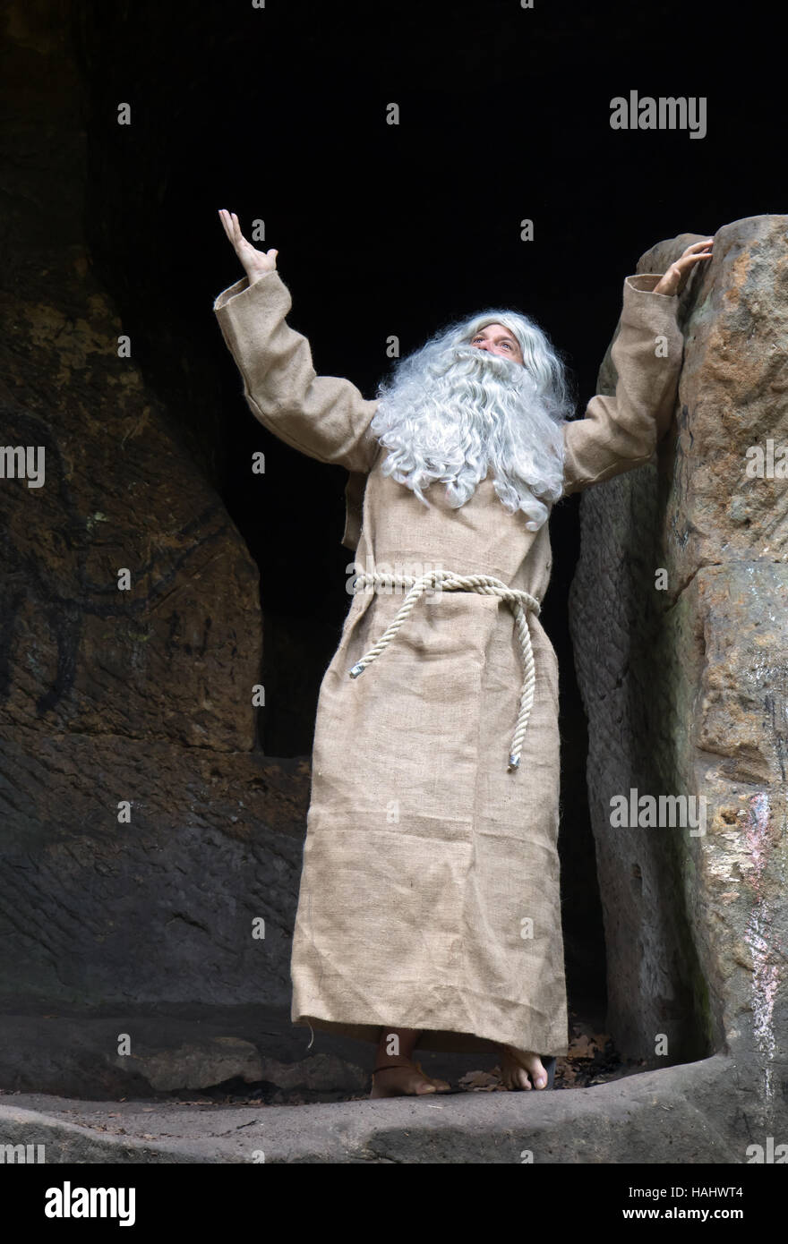 Bearded preacher stands hi-res stock photography and images - Alamy