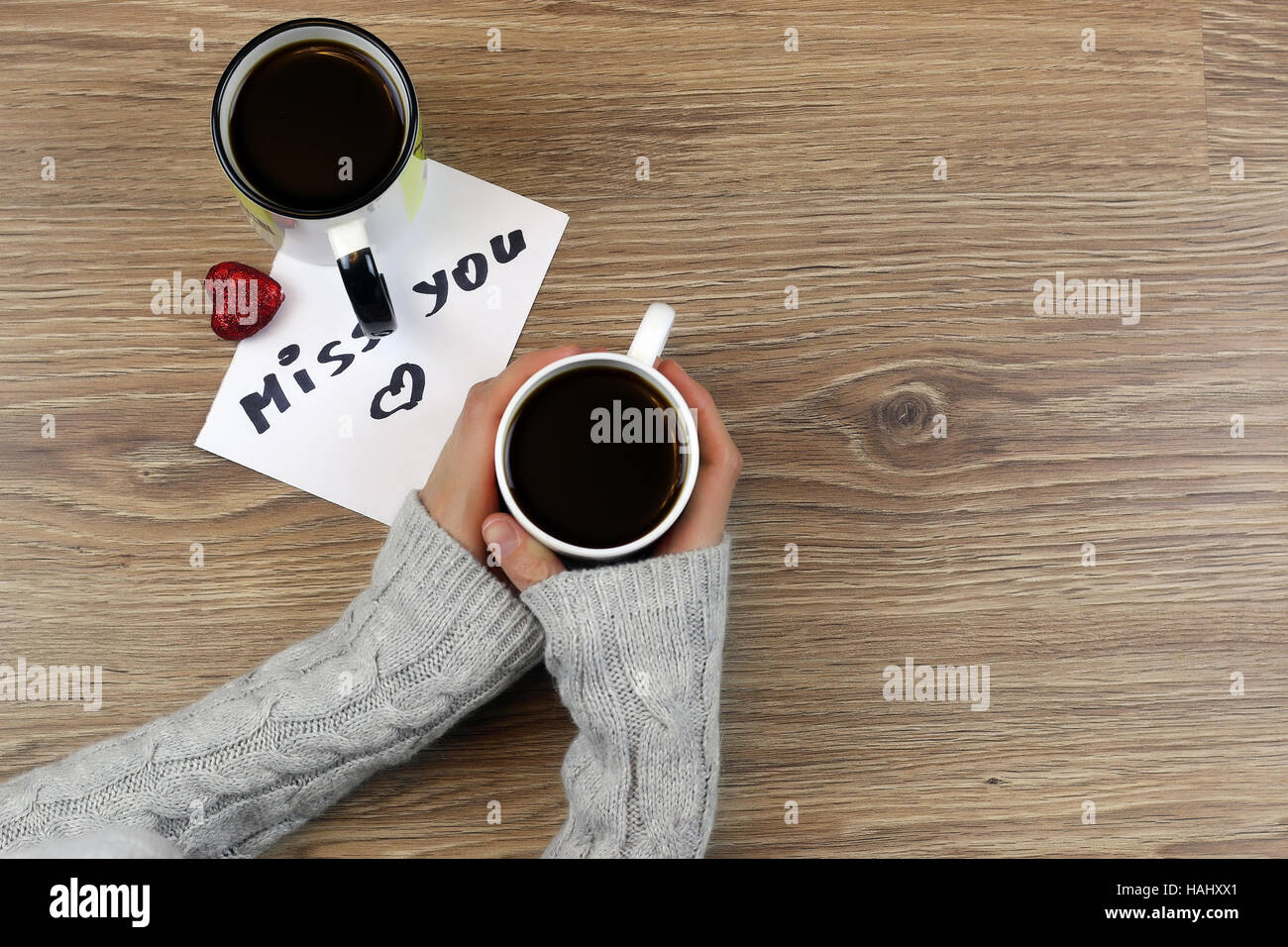 hand coffee background couple Stock Photo - Alamy