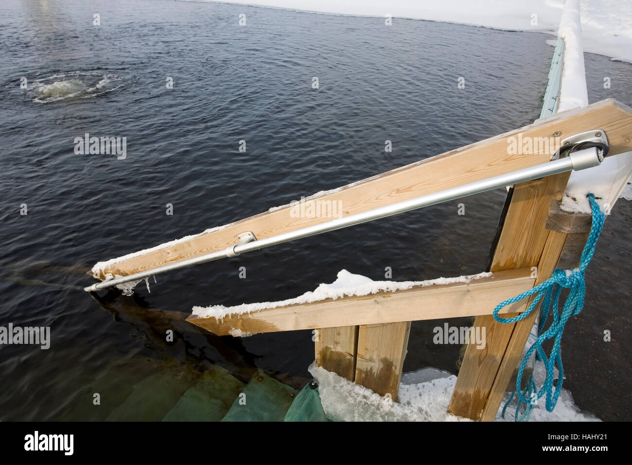 swimming pool at winter, Finland Stock Photo - Alamy