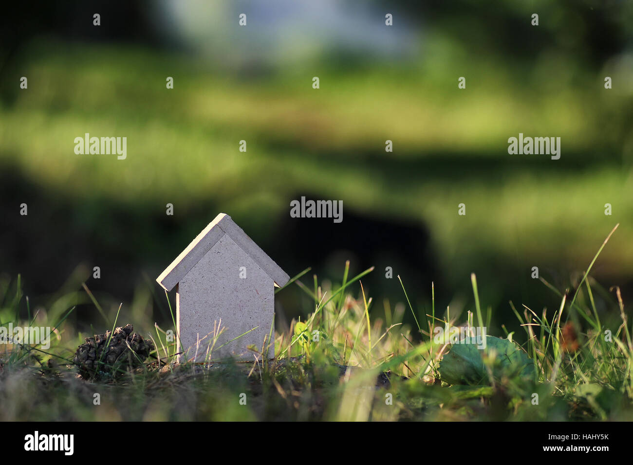 figure house in nature Stock Photo - Alamy