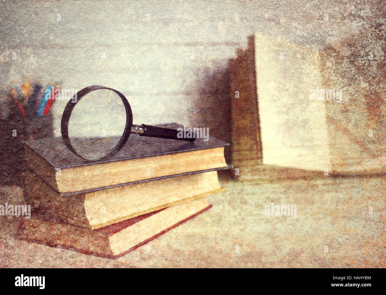 effect photo old book retro dirty Stock Photo - Alamy