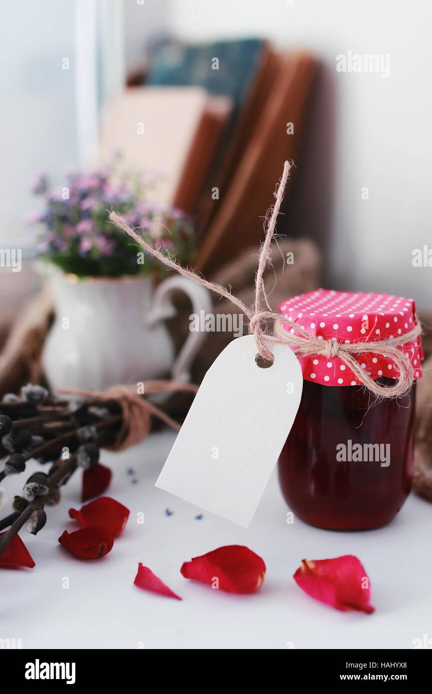 rustic homemade jam Stock Photo - Alamy