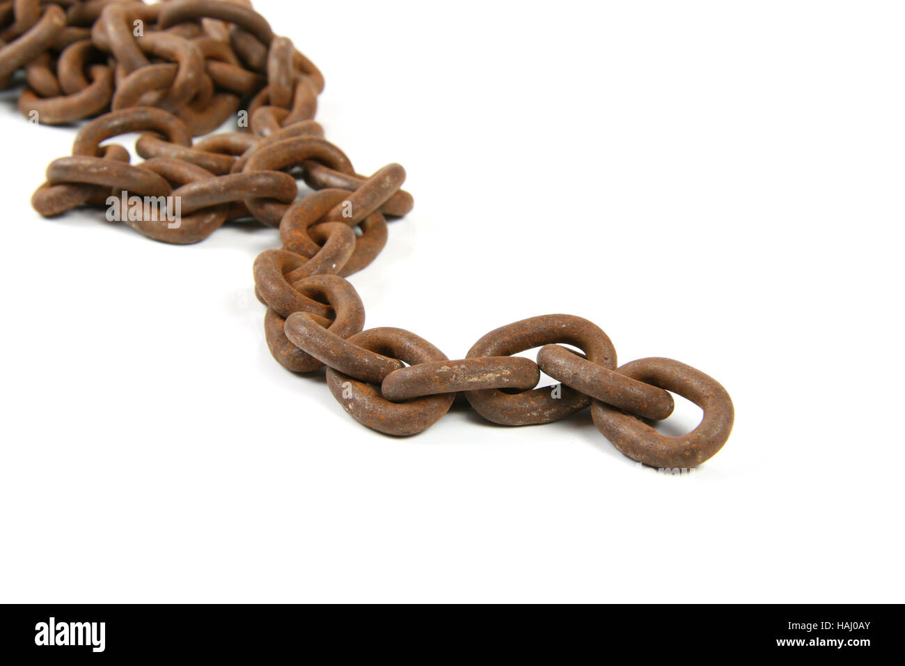 Old rusty chain Stock Photo - Alamy