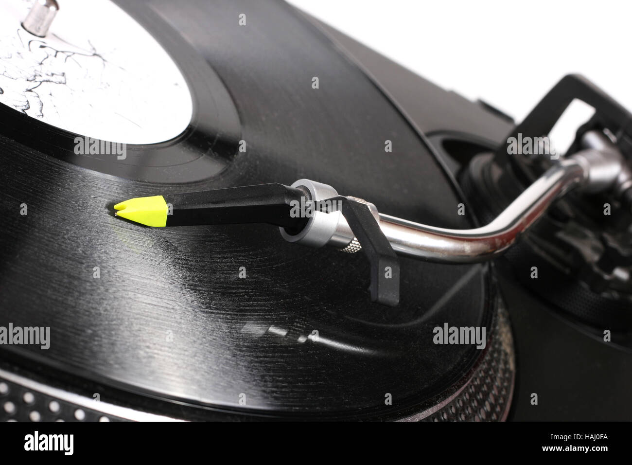turntable playing vinyl record Stock Photo - Alamy