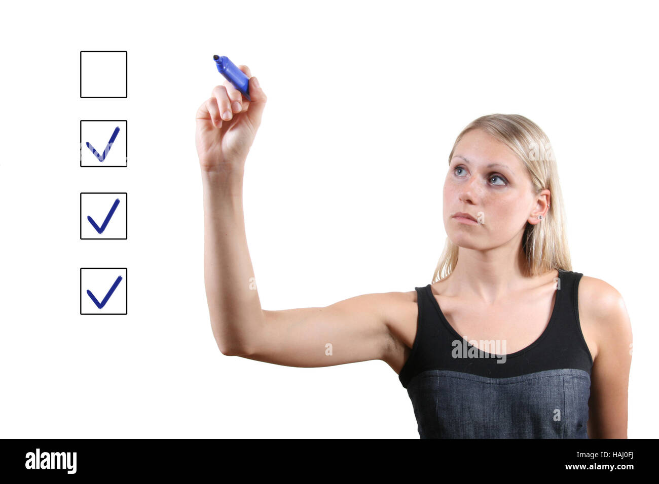 Check mark box hi-res stock photography and images - Alamy