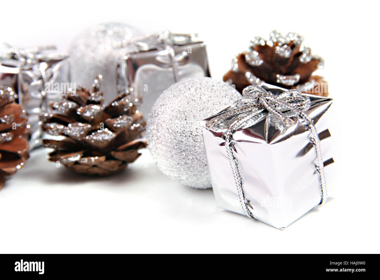 Christmas decoration objects Stock Photo - Alamy