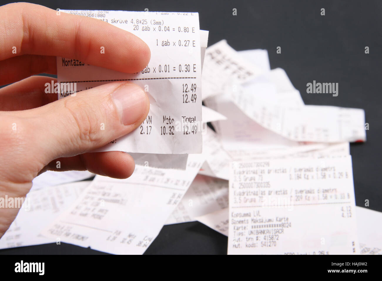 Cash receipt hi-res stock photography and images - Alamy