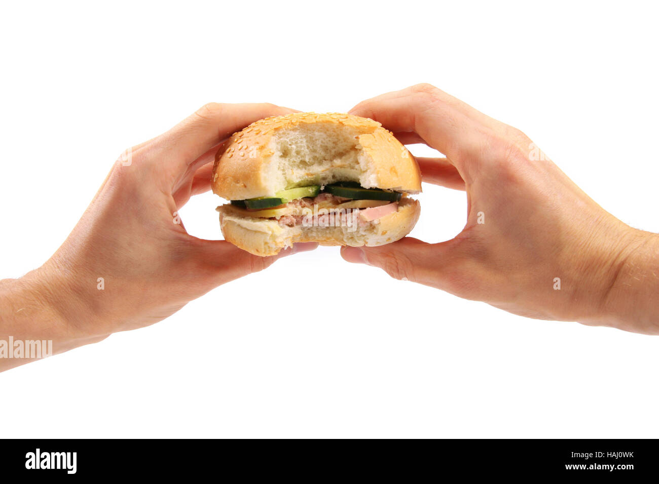 Fast hands food Cut Out Stock Images & Pictures - Alamy