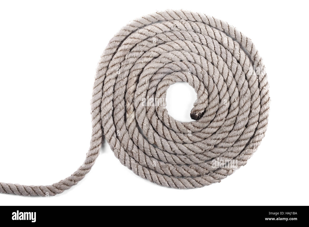 Boat mooring rope Cut Out Stock Images & Pictures - Alamy
