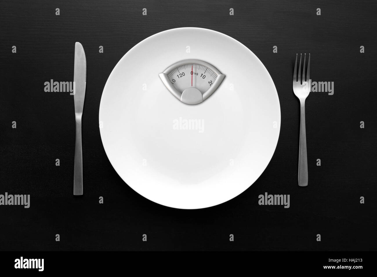 Skinny fat plate hi-res stock photography and images - Alamy