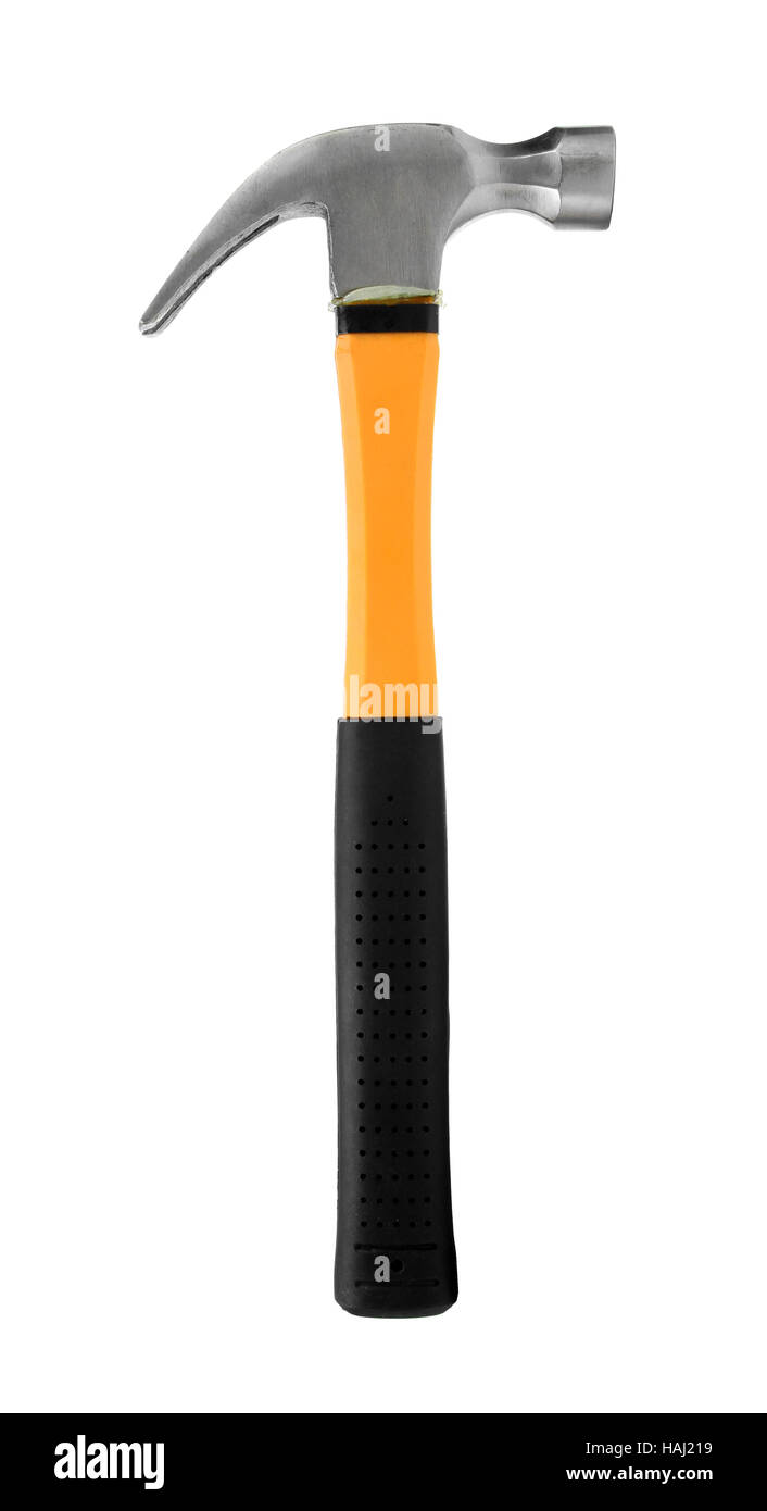 yellow hammer isolated on white background Stock Photo - Alamy