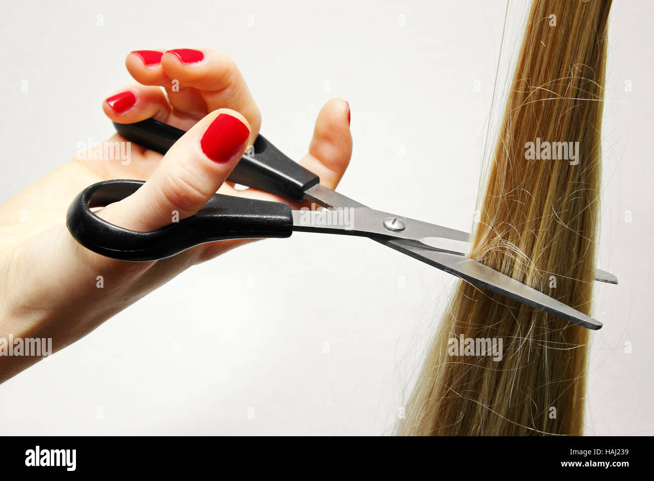 Long hair trim ends salon hi-res stock photography and images - Alamy