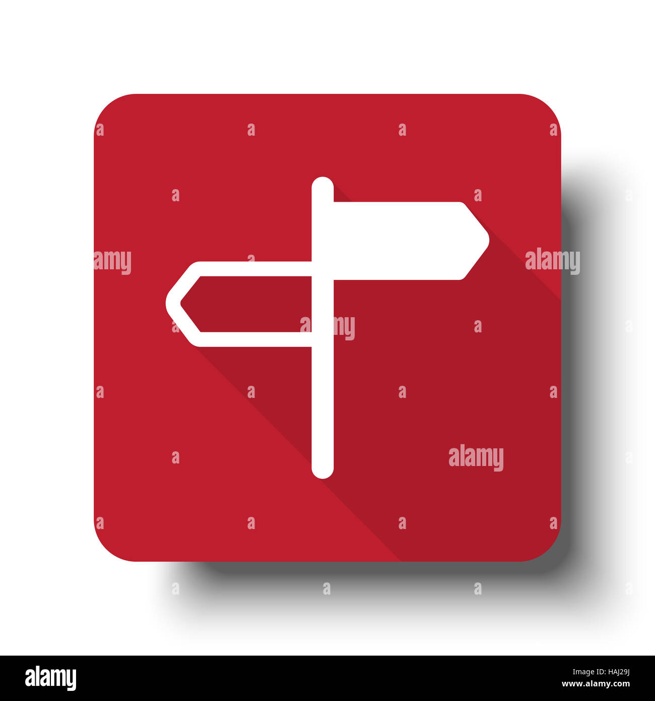 Flat road Cut Out Stock Images & Pictures - Alamy