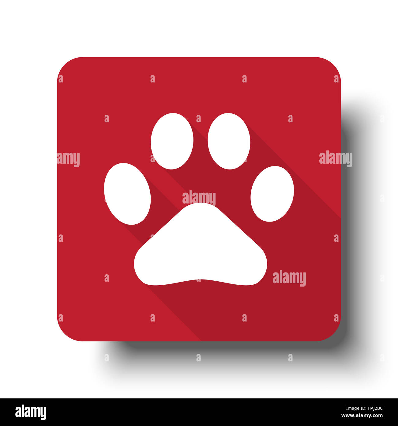 Bear paw print Cut Out Stock Images & Pictures - Alamy