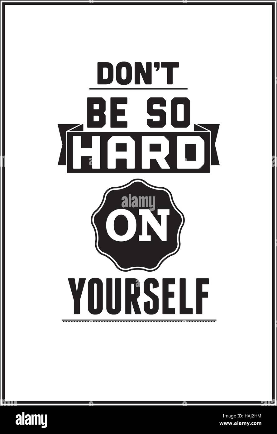 Motivational typography illustration Stock Vector Images - Alamy
