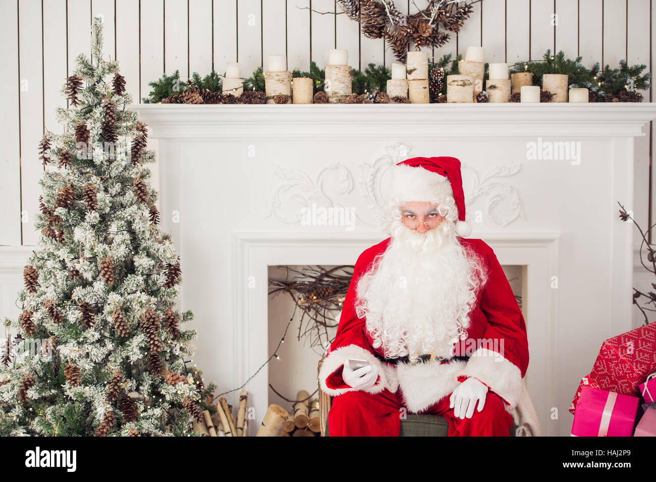 Exhausted santa claus hi-res stock photography and images - Alamy
