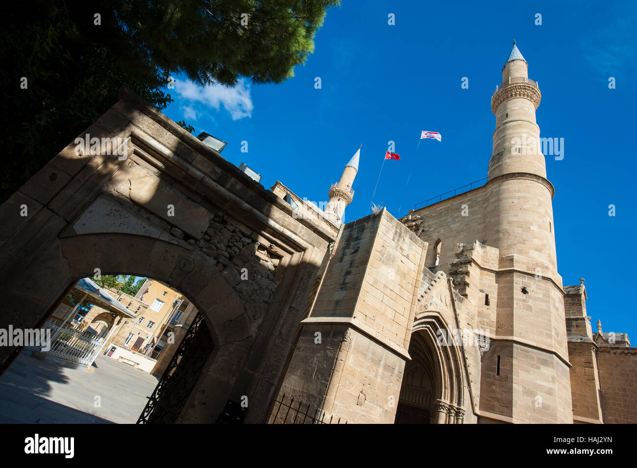 Selimiye Mosque (Cathedral of Saint Sophia) in Nicosia, North Cyprus ...