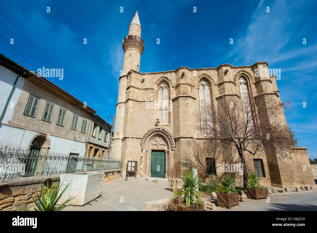 Haydar Pasa Mosque (Church of St Catherine) in Nicosia, North Cyprus ...