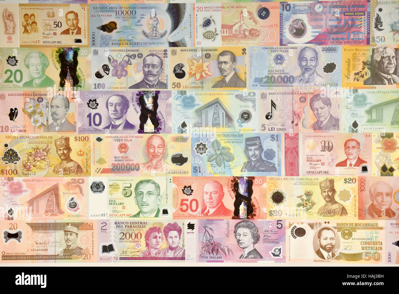 Polymer notes hi-res stock photography and images - Alamy