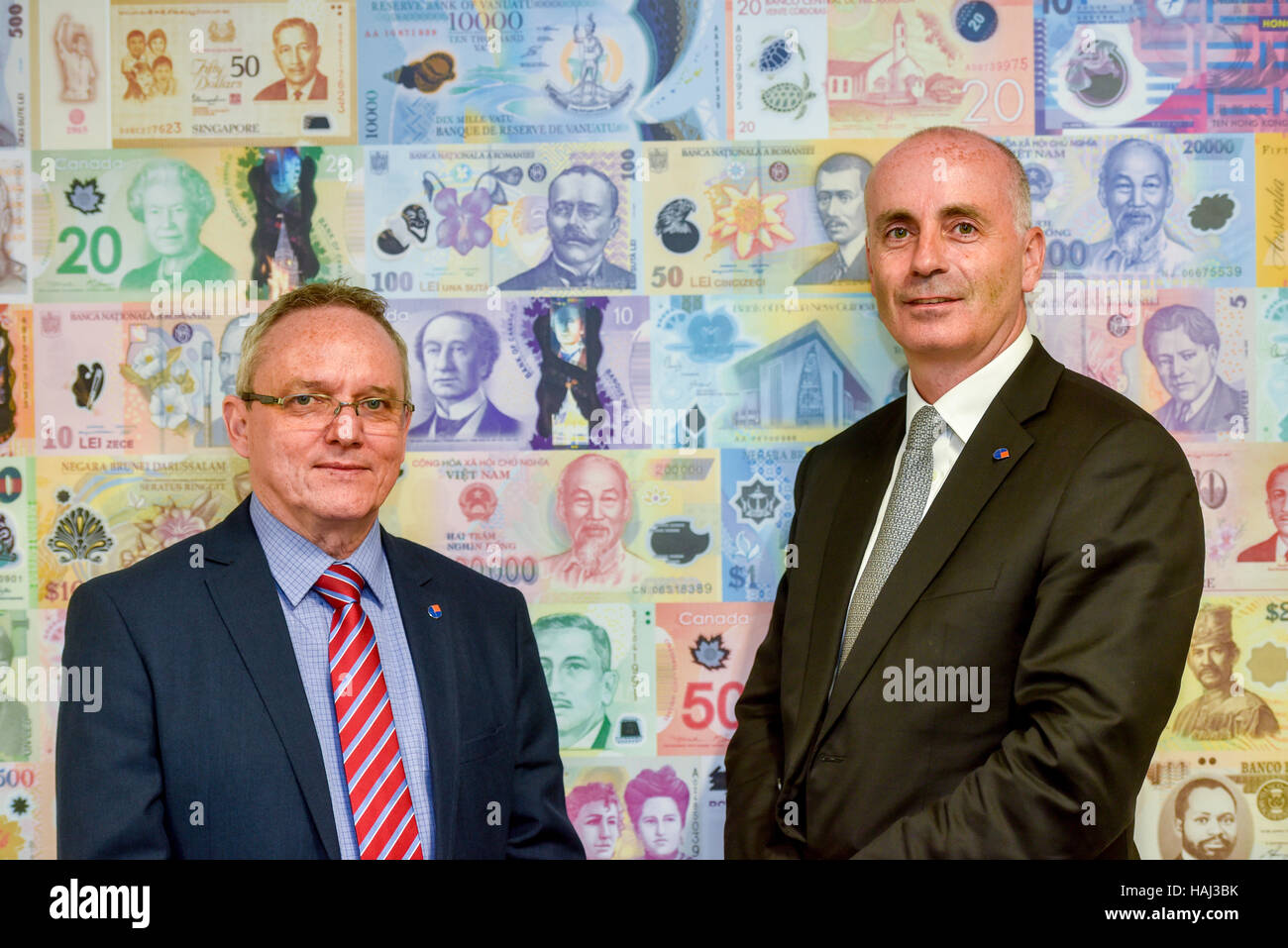 Managing Director of Innovia Security Bernhard Imbach (left) and Mark ...
