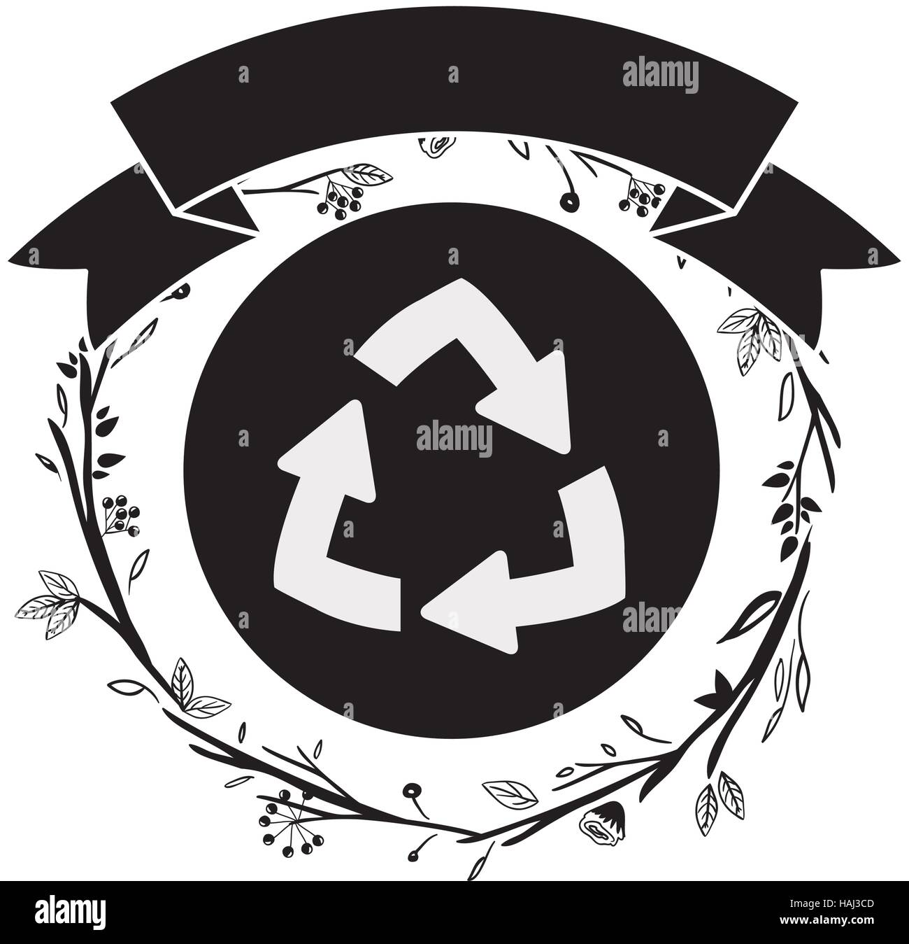 Recycle sign icon. Ecology renewable conservation and alternative theme ...