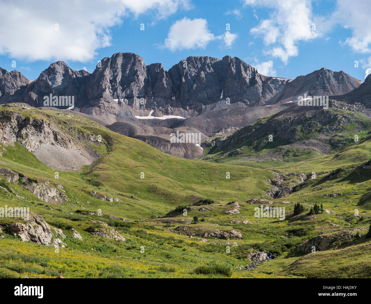 American Basin off the Cinnamon Pass road, Alpine Loop Scenic Byway ...