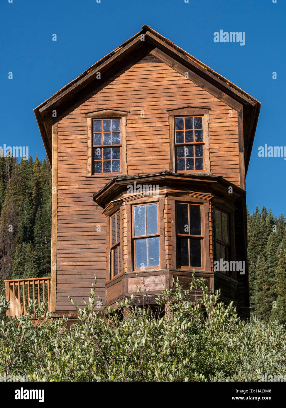 Duncan House (restored), Animas Forks ghost town near Silverton ...