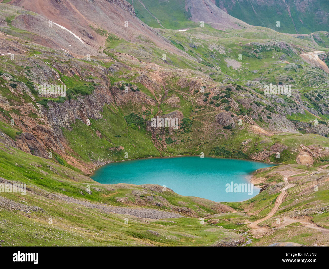 Como Lake, California Pass, San Juan Mountains, Colorado Stock Photo ...