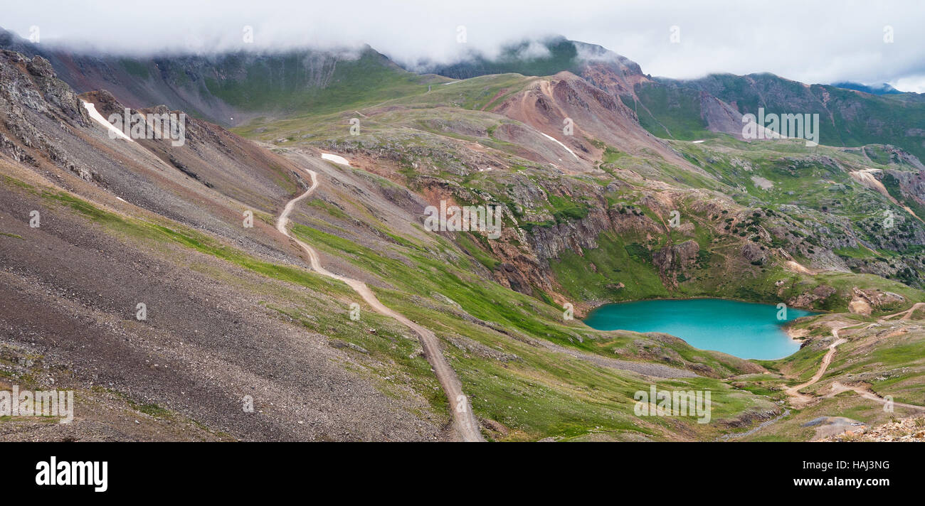 Como Lake, California Pass, San Juan Mountains, Colorado Stock Photo ...