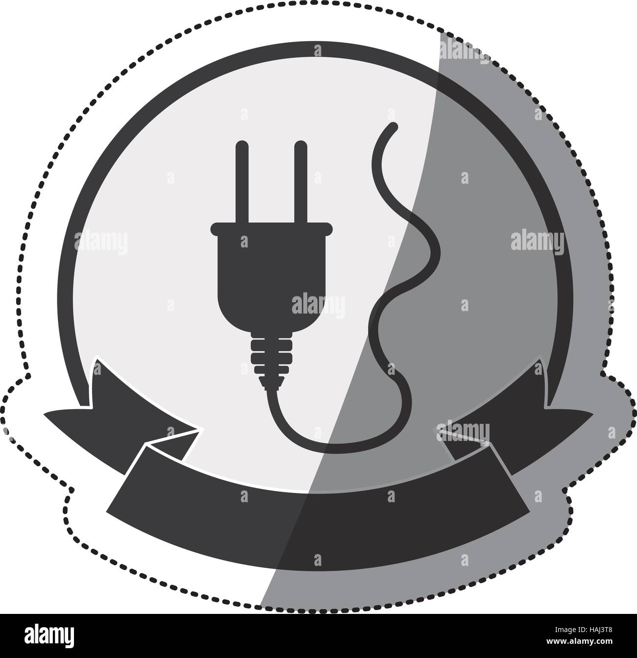 Plug sign icon. Energy power technology and charge theme. Isolated ...