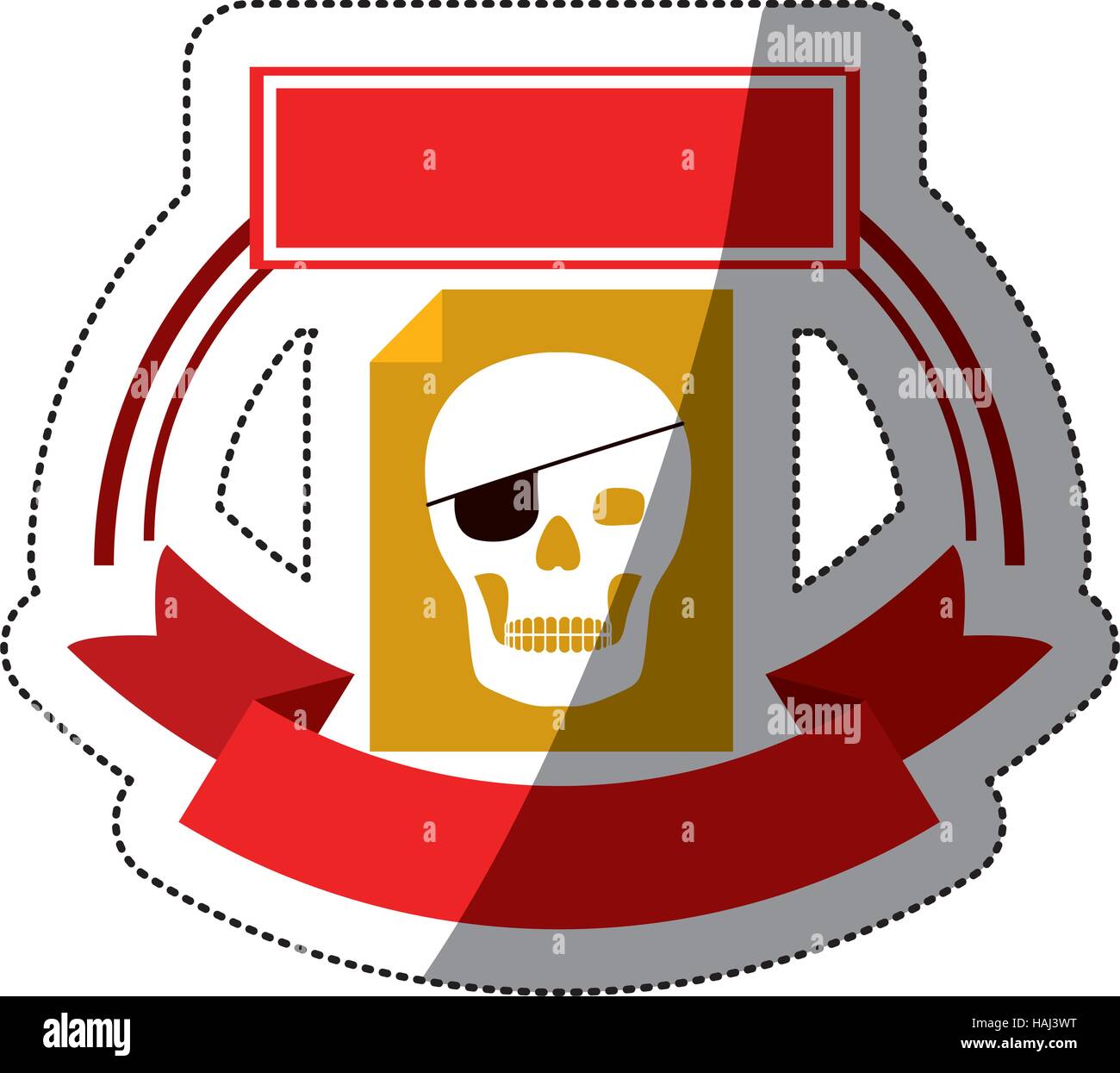File icon. Security system warning protection and danger theme ...