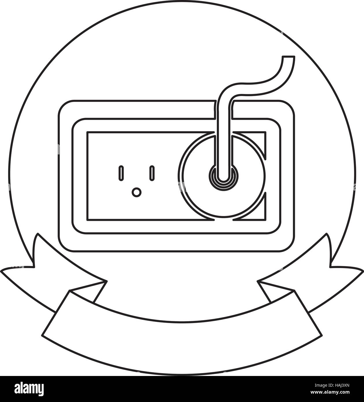 Plug sign icon. Energy power technology and charge theme. Isolated ...