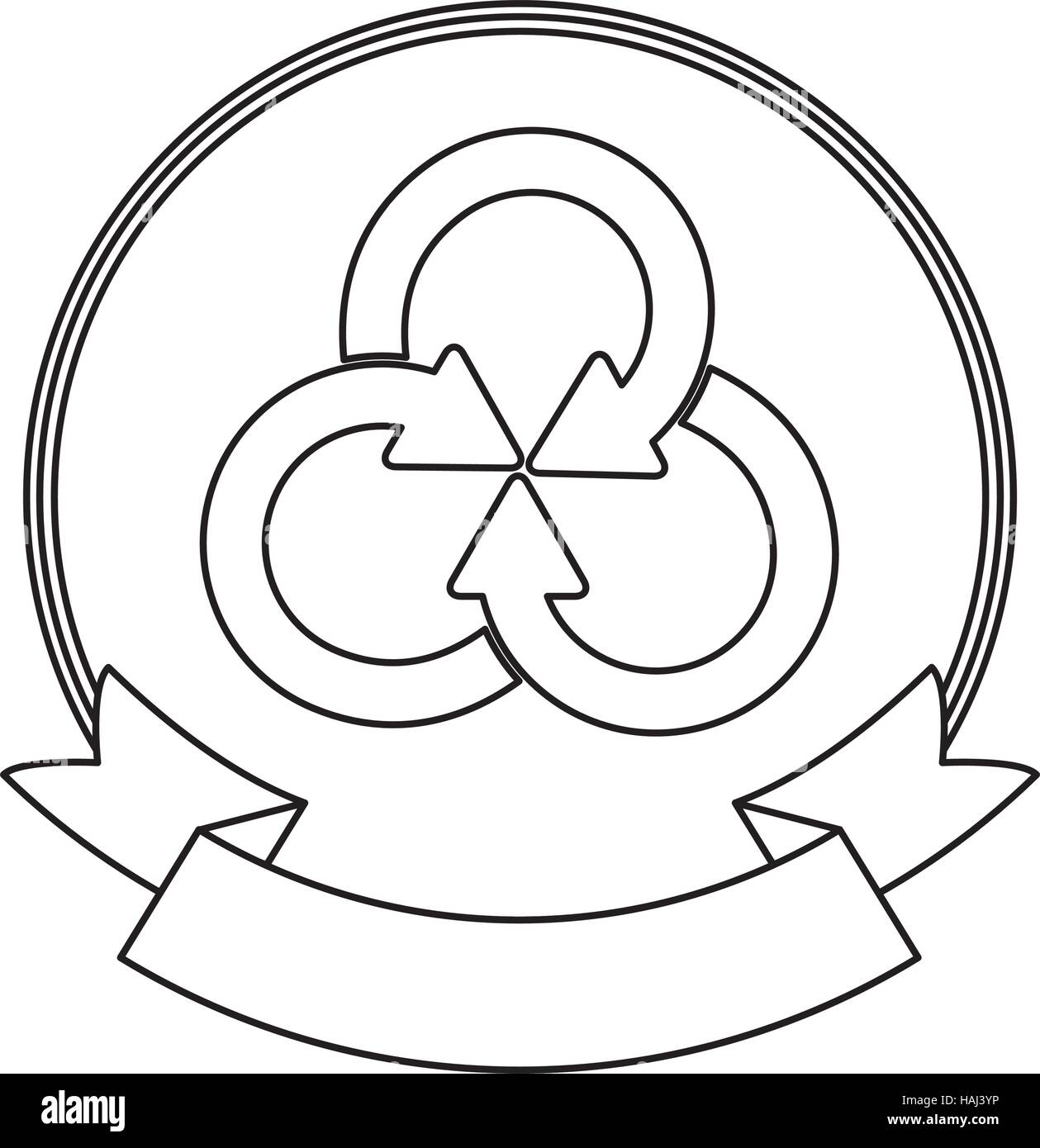 Recycle sign icon. Ecology renewable conservation and alternative theme ...